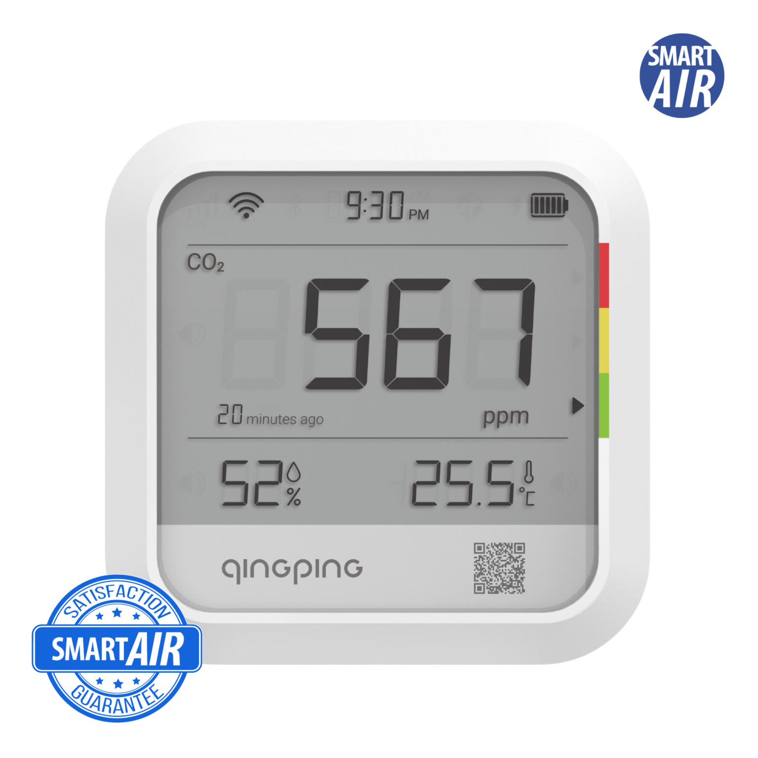 QP CO₂ 3in1 Air Quality Monitor-Sensor – Smart Air Philippines